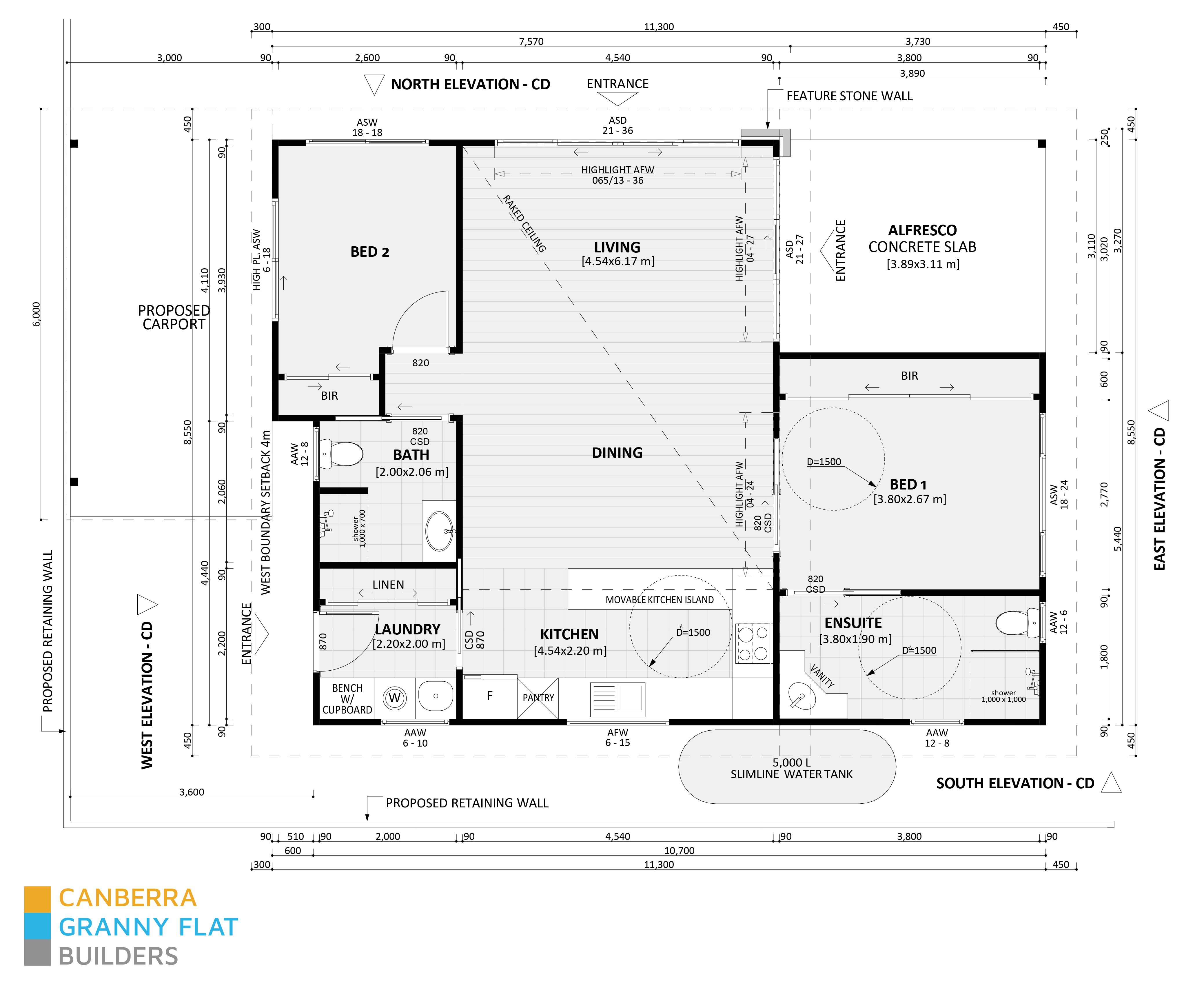 Canberra Design 242 Granny Flat Builders